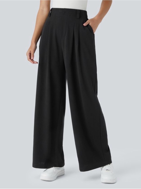 HALARA | Pants & Jumpsuits | Halara Flex High Waisted Pocket Wide Leg ...
